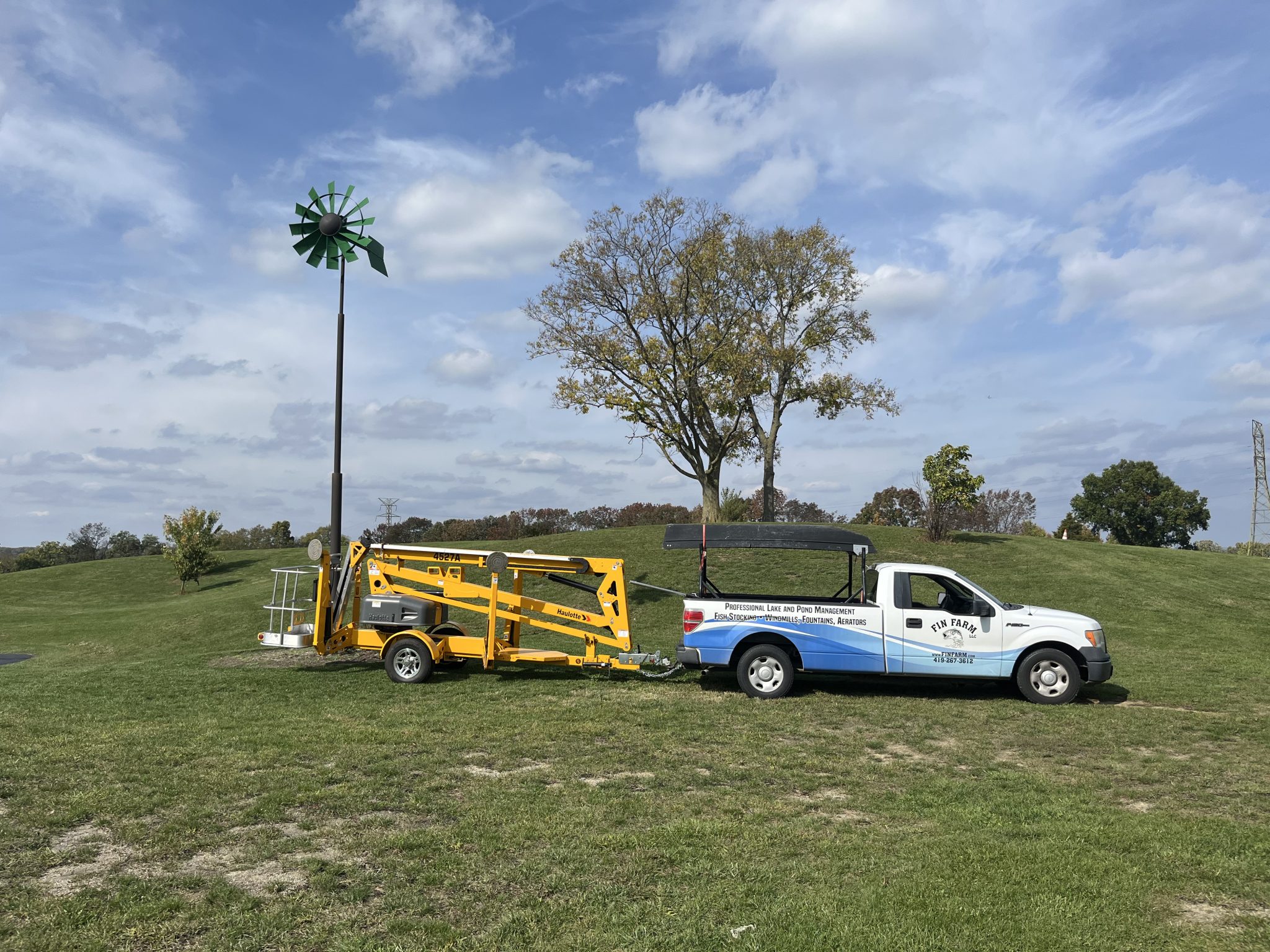 Windmill Installation | Fin Farm LLC